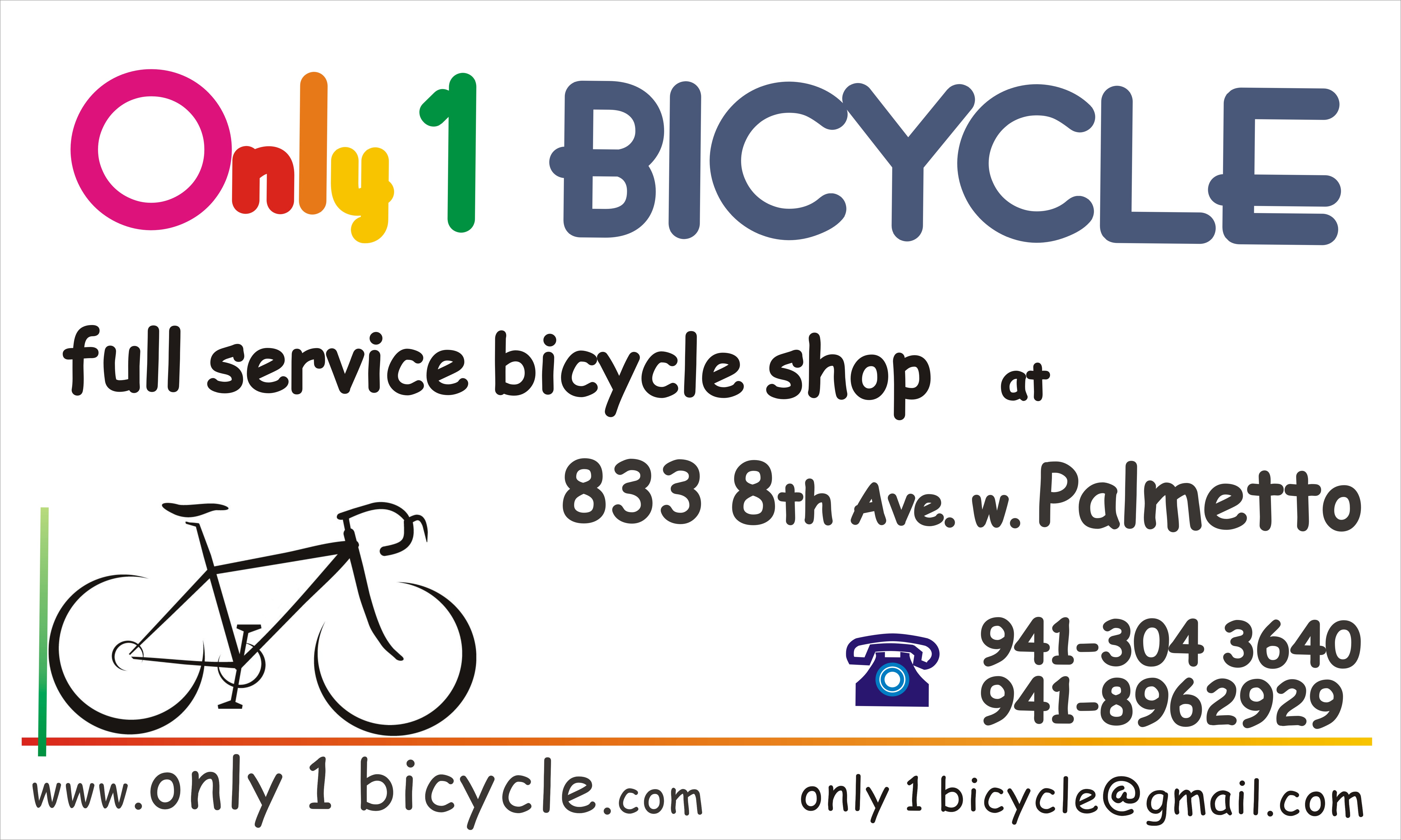 Small bicycle shop full service at Palmetto – Phone: 941-304 3640 , 941 ...